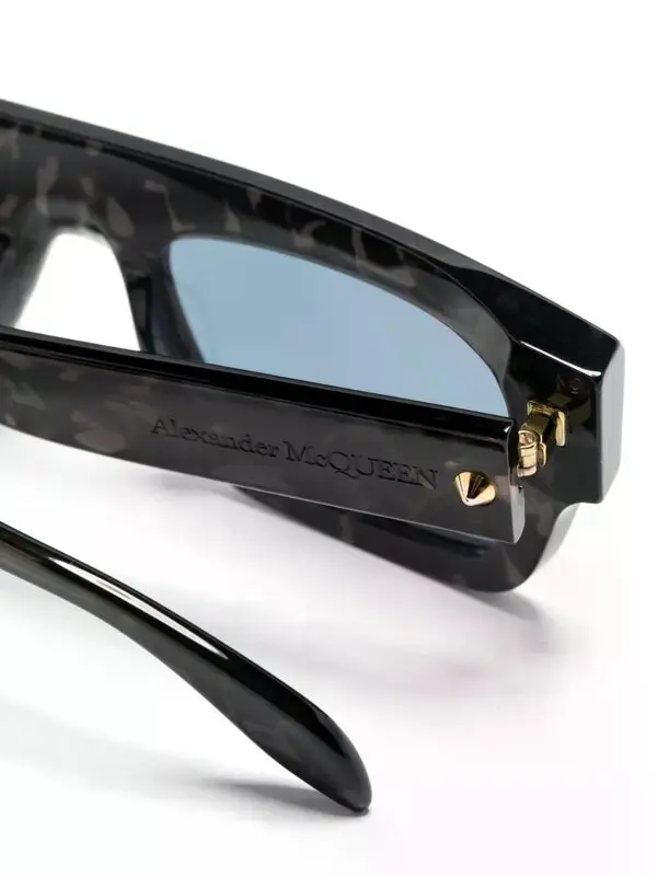 Alexander McQueen Square-frame Sunglasses - Black