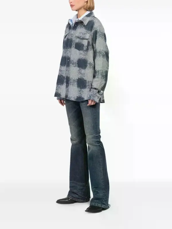 GOD'S TRUE CASHMERE Patterned Cashmere Shirt