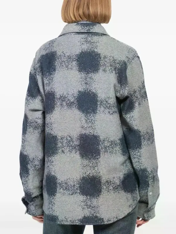 GOD'S TRUE CASHMERE Patterned Cashmere Shirt