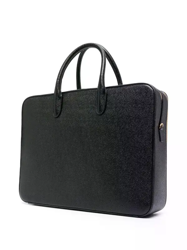Thom Browne Grosgrain-loop Tote Bag
