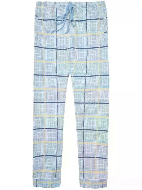GOD'S TRUE CASHMERE Check-print Trousers