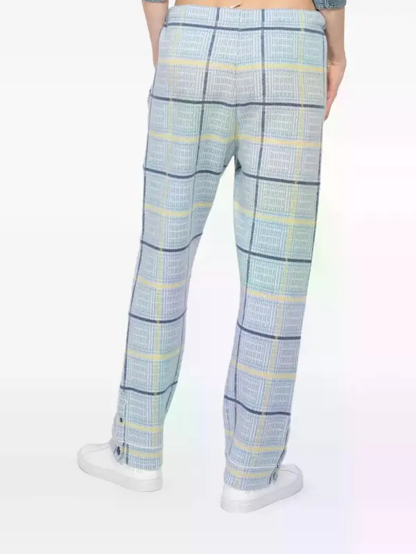GOD'S TRUE CASHMERE Check-print Trousers