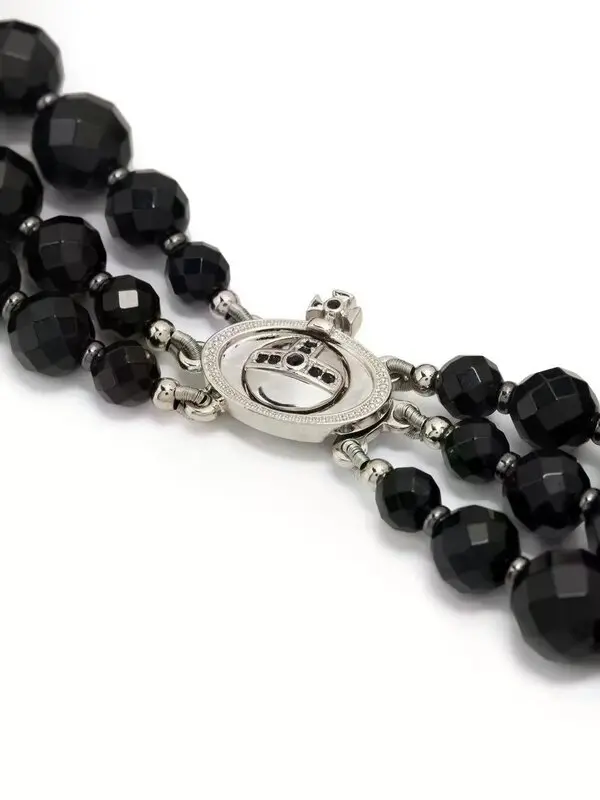 VIVIENNE WESTWOOD Messaline Orb Three-row Choker
