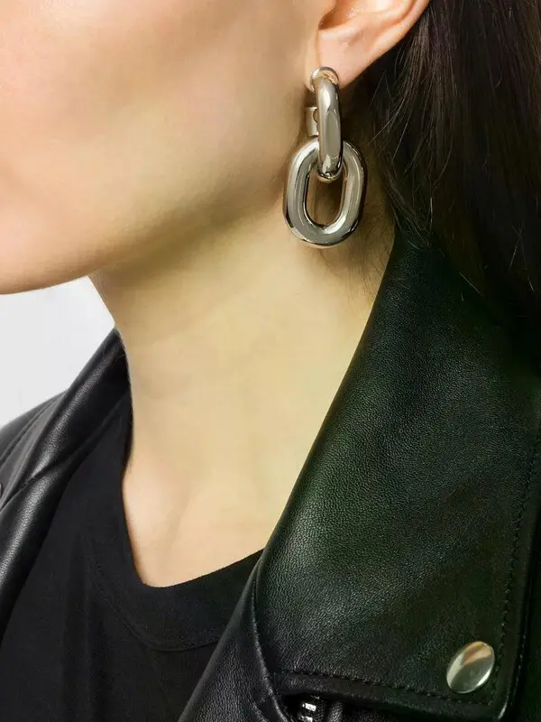 Rabanne Chunky Drop-chain Earrings