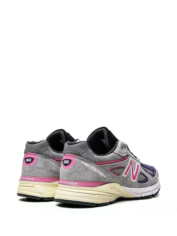 NEW BALANCE X Kith X United Arrows & Sons 990v4 Sneakers - Grey