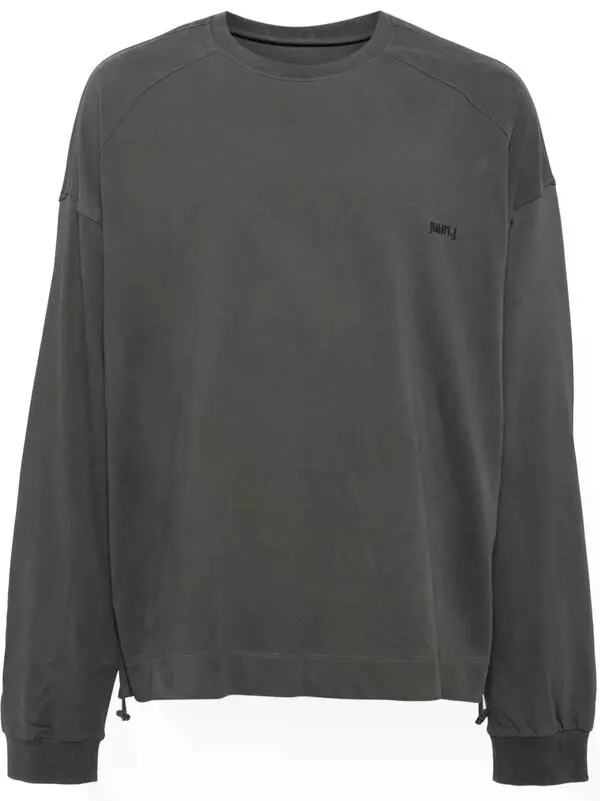 JUUN.J Logo Embroidered Sweatshirt