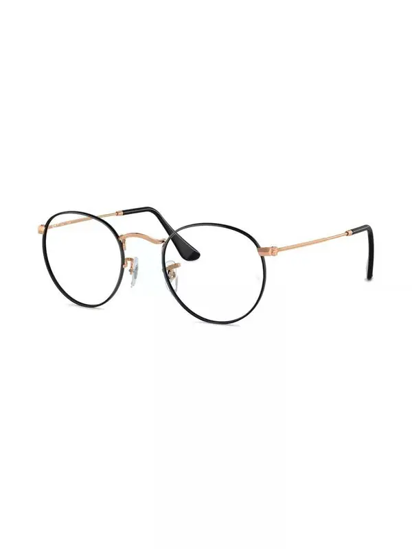 Ray-ban Round-frame Glasses - Black