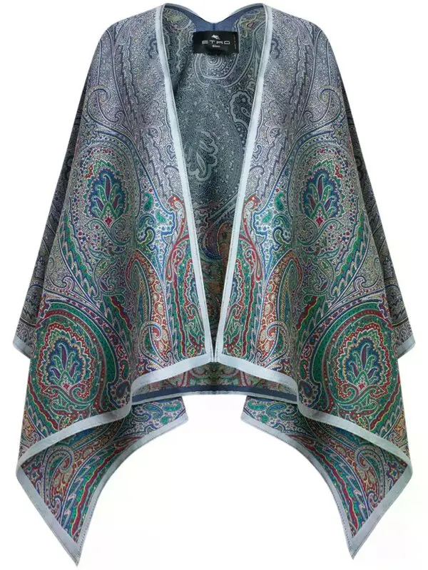 Etro Paisley Jacquard Cape