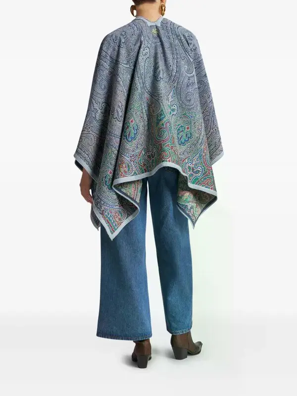 Etro Paisley Jacquard Cape