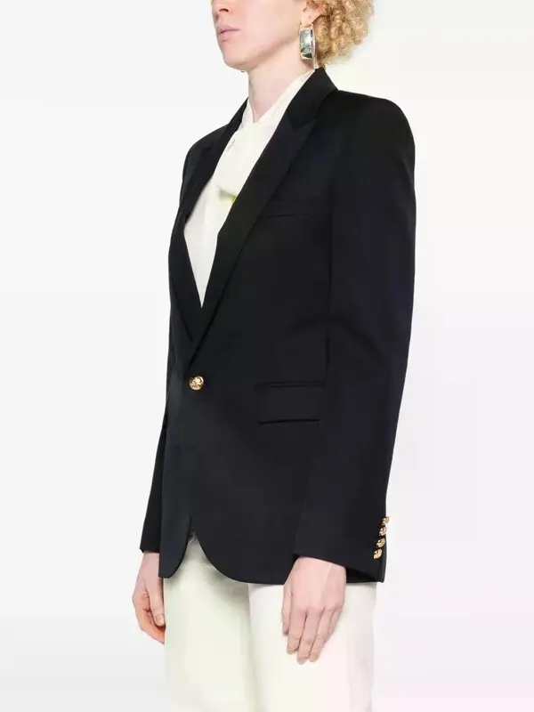 NILI LOTAN Anabel Midnight Virgin Wool Blazer