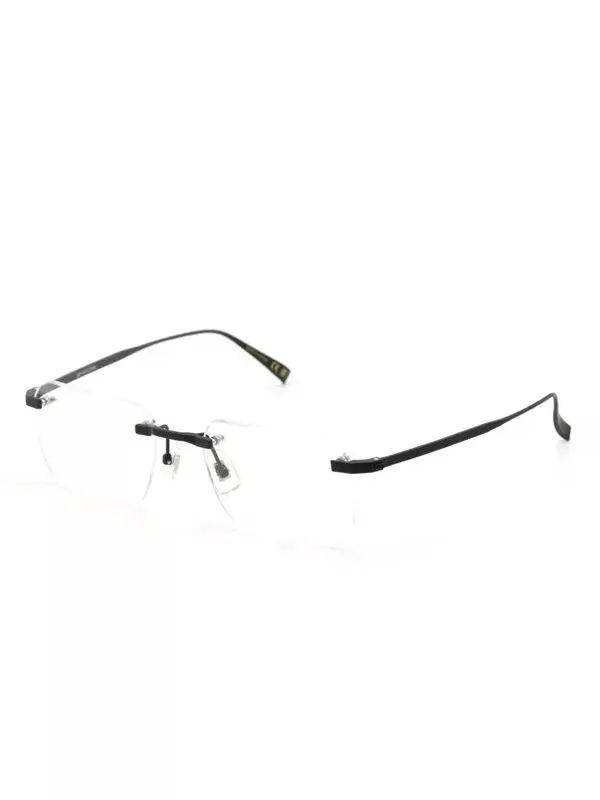 Dunhill Rimless Rectangle-lens Glasses