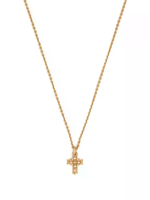 Emanuele Bicocchi Diamond Cross Pendant Necklace - Gold