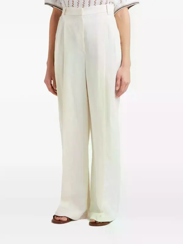 Brunello Cucinelli Linen Wide-leg Trousers