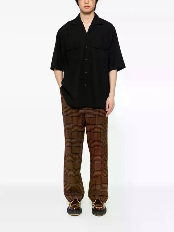 CALMLENCE Classic Open-collar Shirt
