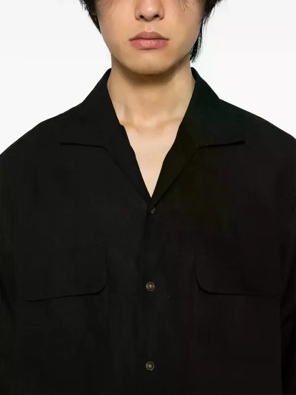 CALMLENCE Classic Open-collar Shirt