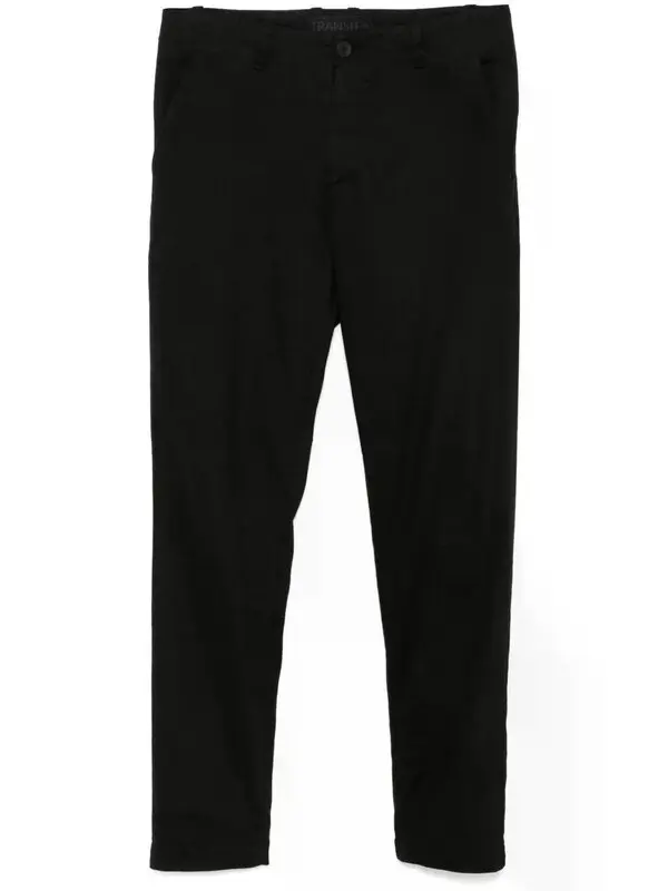 Transit Stretch Chino Trousers - Black