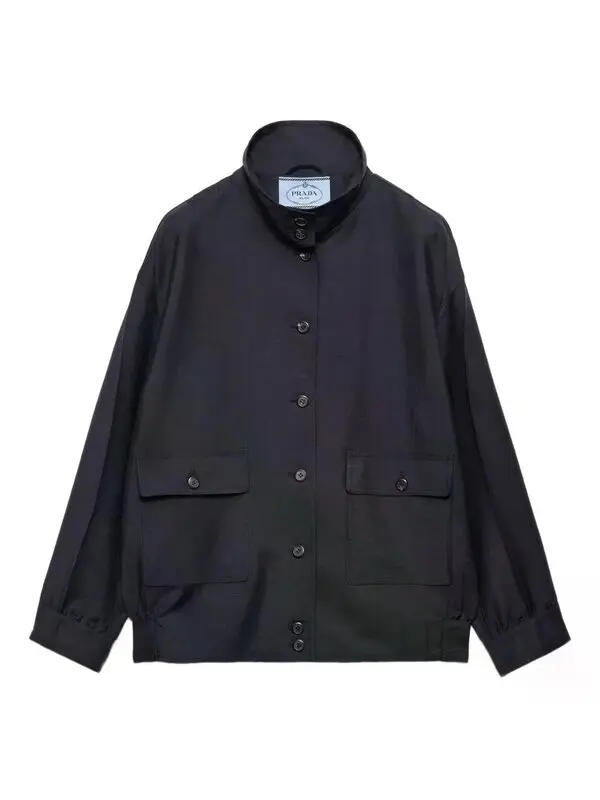 Prada Mohair Wool Jacket - Blue