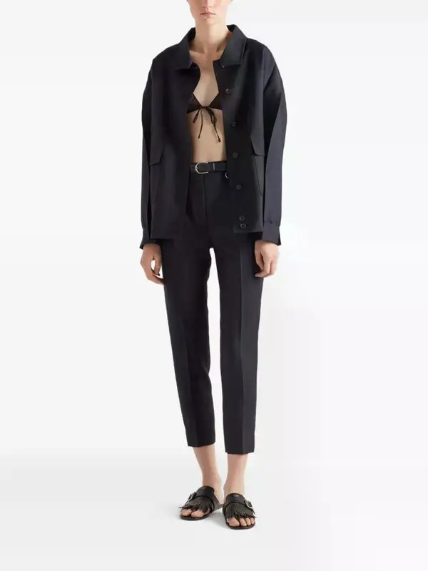 Prada Mohair Wool Jacket - Blue