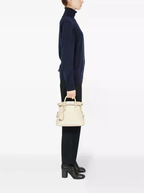 MAISON MARGIELA Mini 5ac Classique Tote Bag - Neutrals