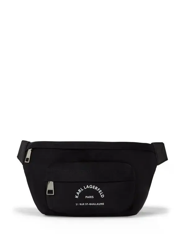 Karl Lagerfeld Rue St-guillaume Belt Bag - Black