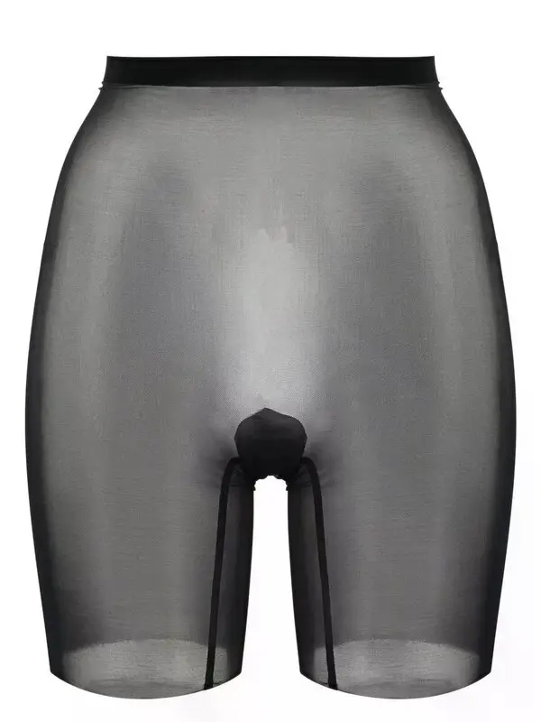 Wolford Tulle-mesh Sheer Shorts - Black