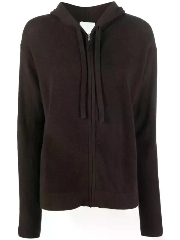 ALLUDE Hooded Cardigan