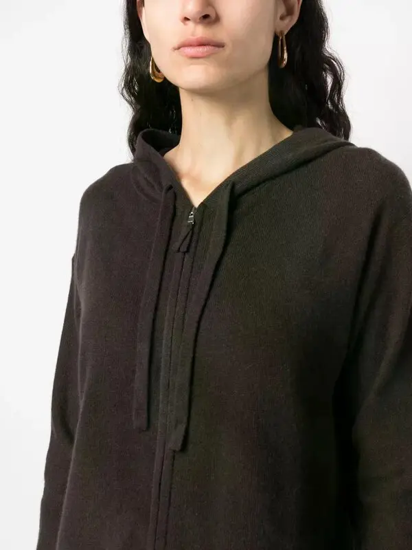 ALLUDE Hooded Cardigan