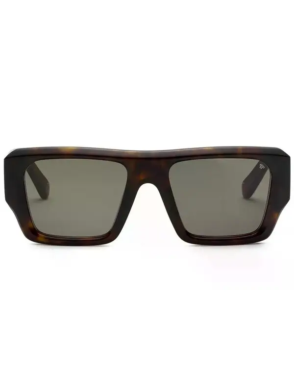Philipp Plein Starlight Square Frame Sunglasses - Brown