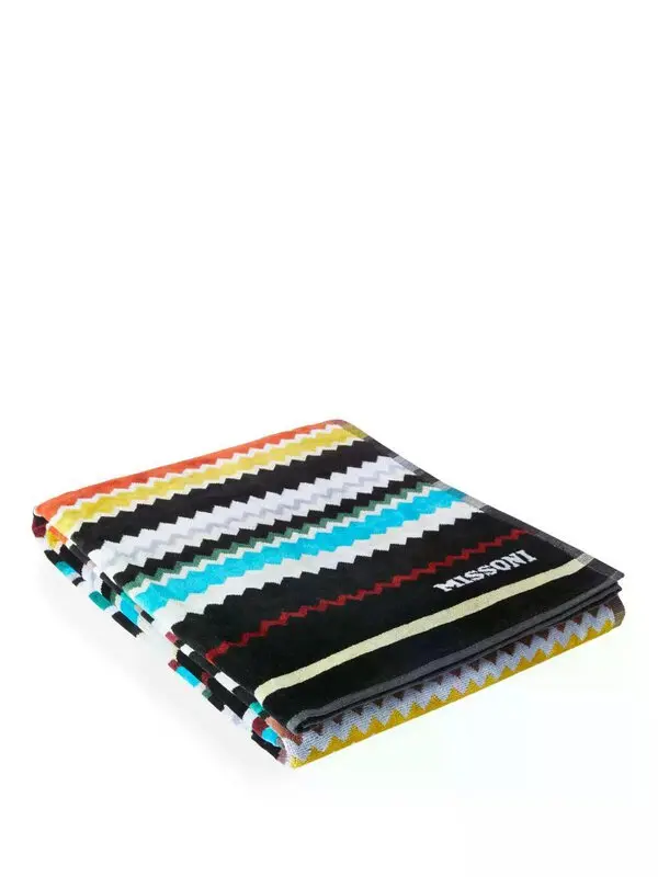 Missoni Curt Cotton Beach Towel - Blue