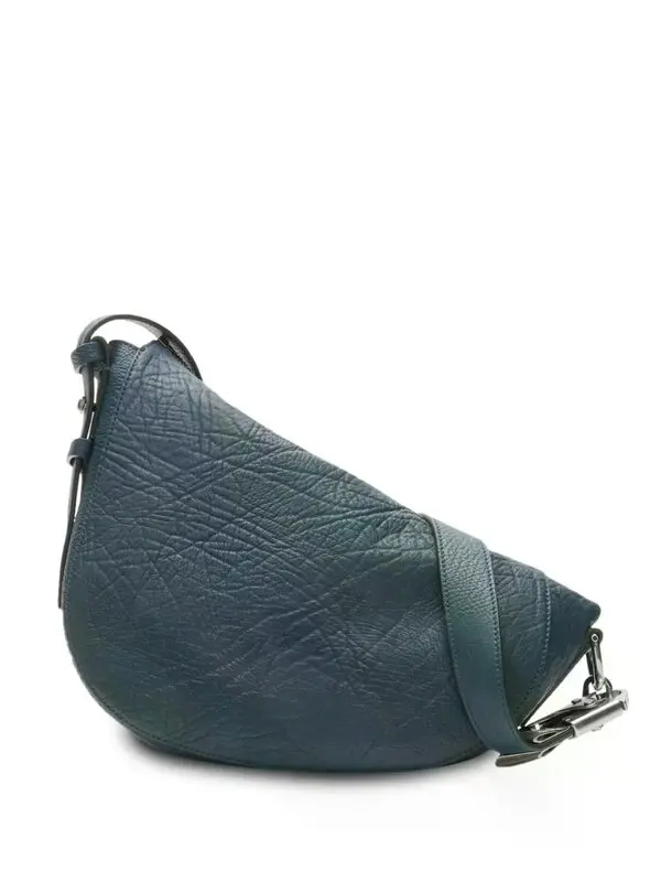 Burberry Knight Leather Shoulder Bag - Blue