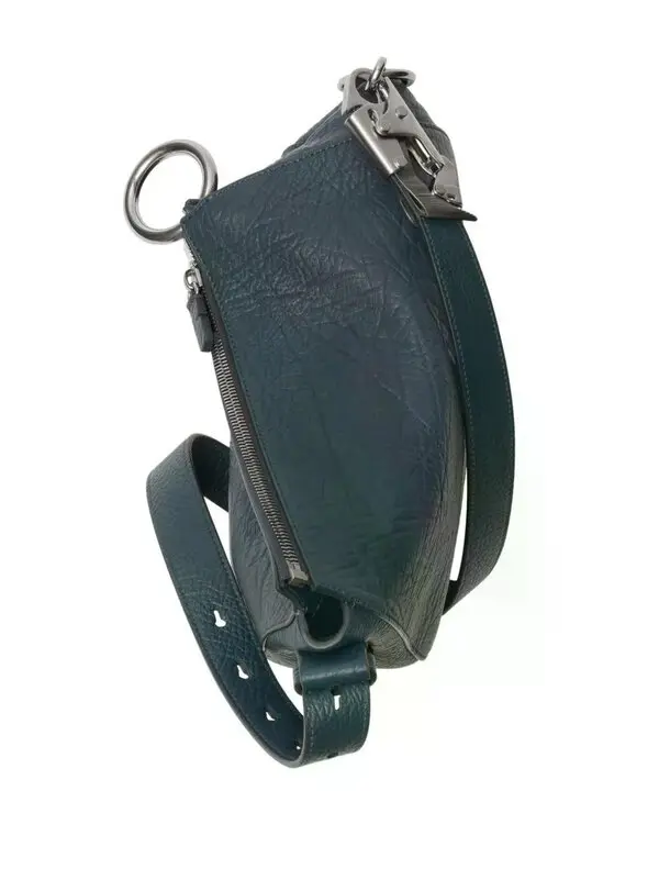 Burberry Knight Leather Shoulder Bag - Blue