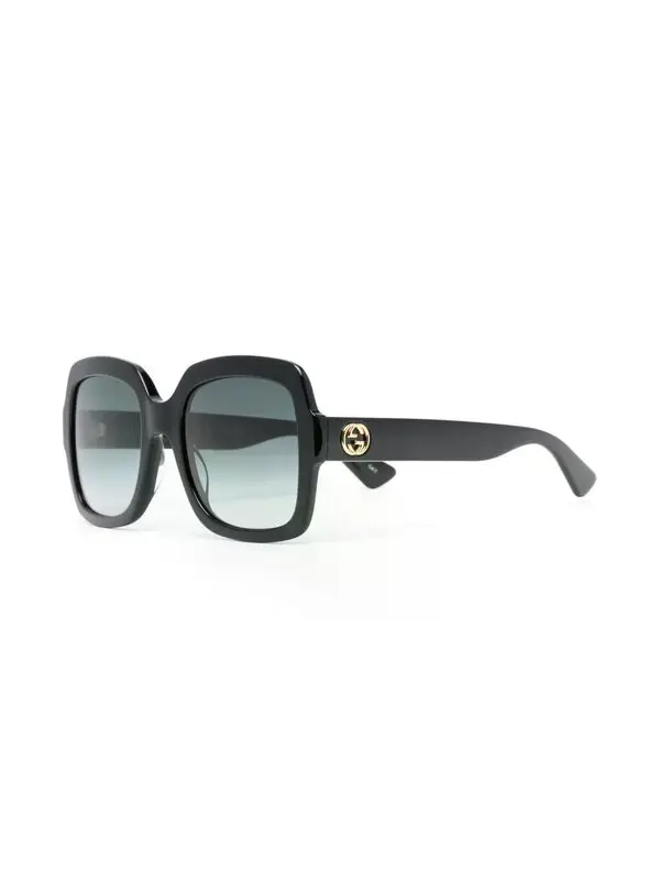 Gucci Oversized Sunglasses With Logo Plaque