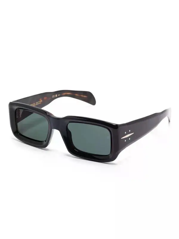 DB EYEWEAR BY DAVID BECKHAM Rectangle-frame Sunglasses - Black