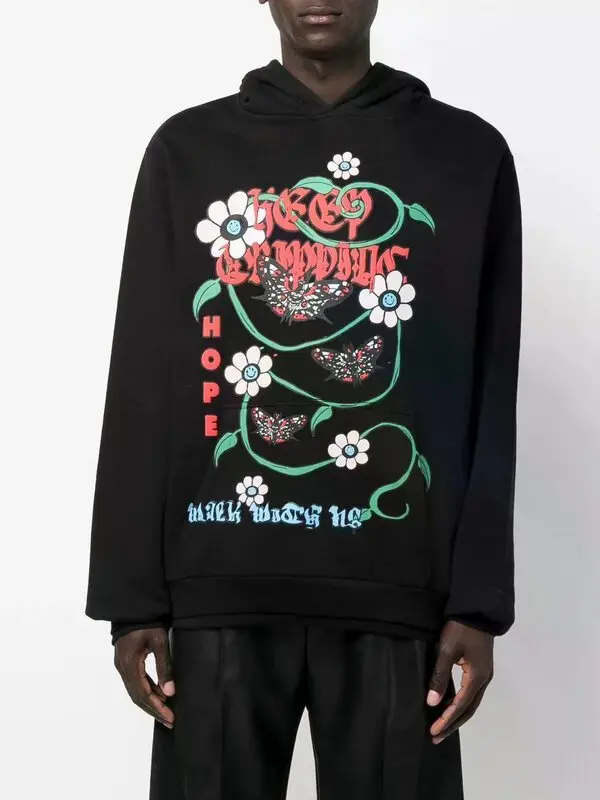 GARBAGE TV Cotton Printed Hoodie