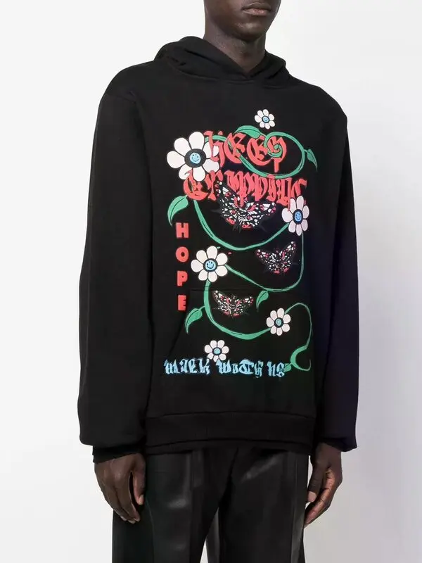 GARBAGE TV Cotton Printed Hoodie