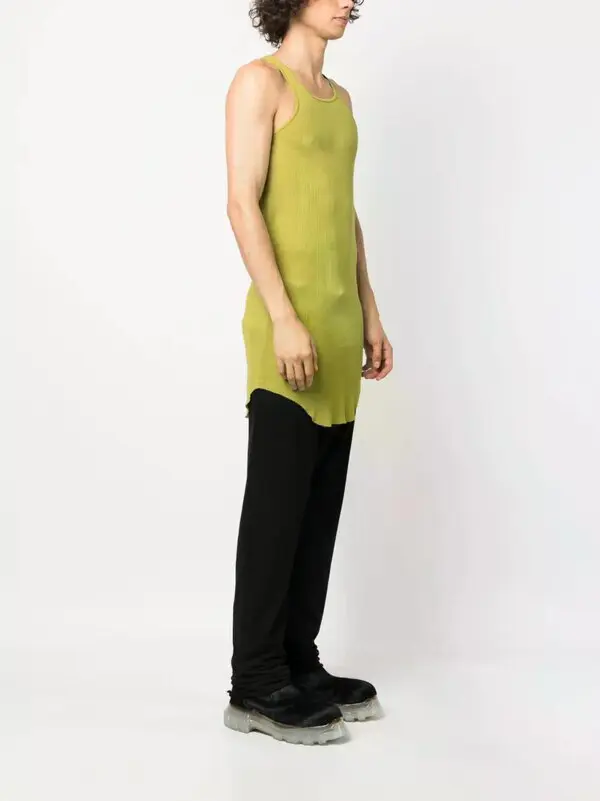 Rick Owens Round-neck Racerback Tank Top - Green