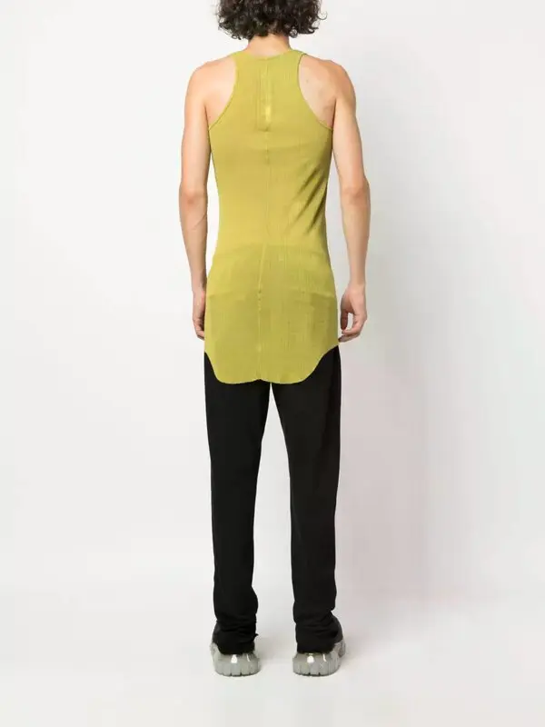Rick Owens Round-neck Racerback Tank Top - Green