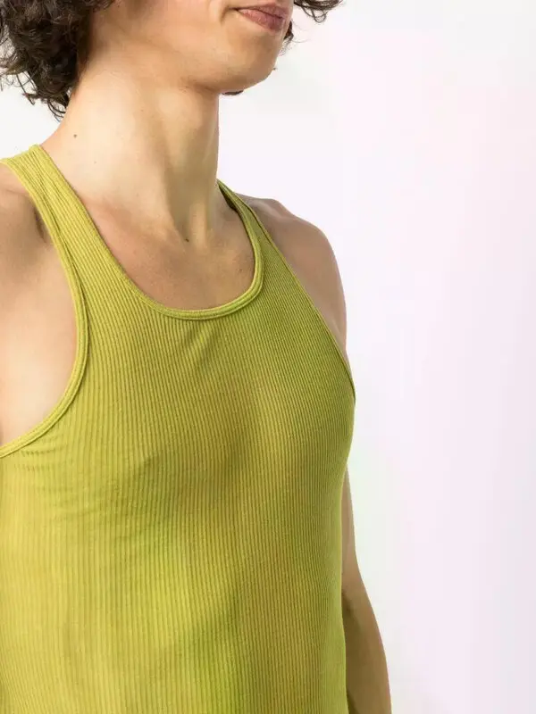 Rick Owens Round-neck Racerback Tank Top - Green