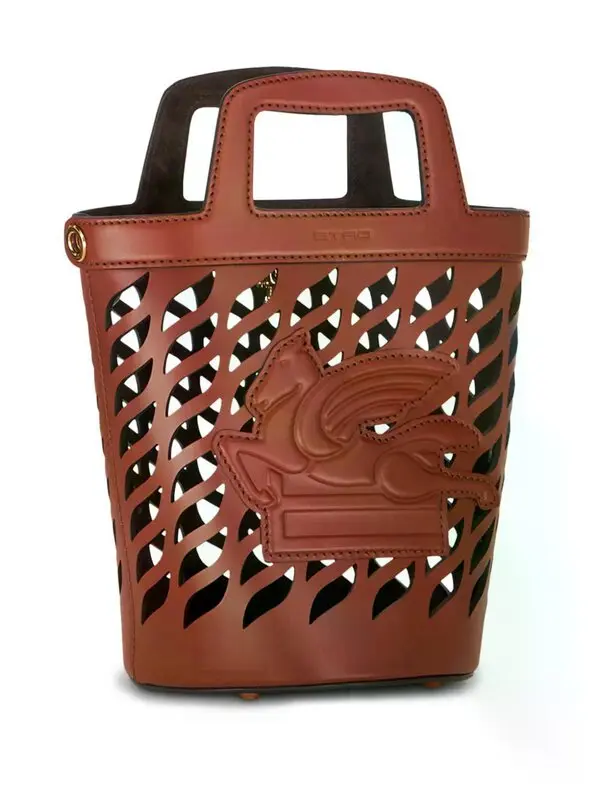 Etro Coffa Leather Bucket Bag