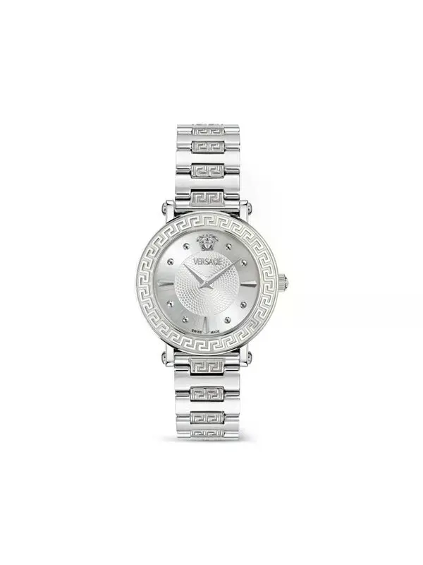 Versace Greca Sphere Watch - Grey
