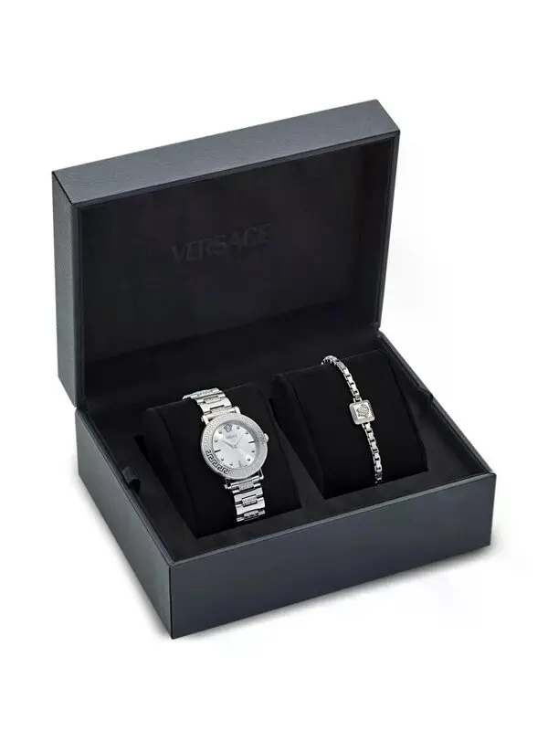 Versace Greca Sphere Watch - Grey
