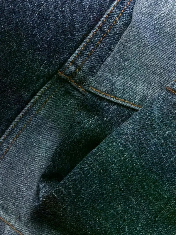 Chloé Patchwork Cropped Flared Jeans