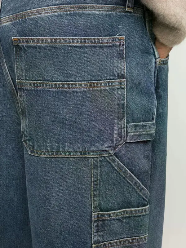 AGOLDE Mid-rise Wide Leg Jeans - Blue