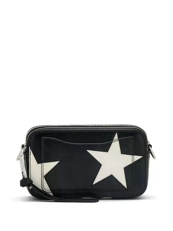 Marc Jacobs The Star Patchwork Snapshot Crossbody Bag - Black