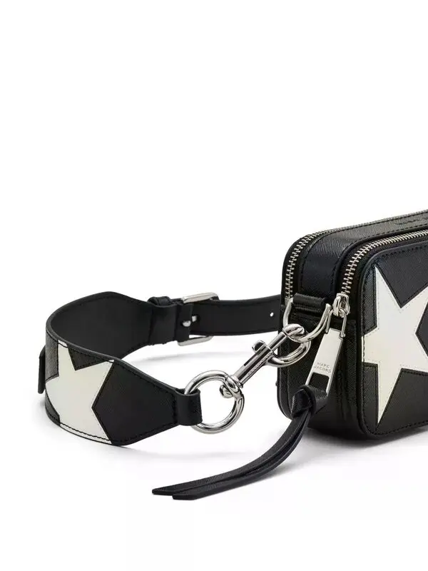 Marc Jacobs The Star Patchwork Snapshot Crossbody Bag - Black