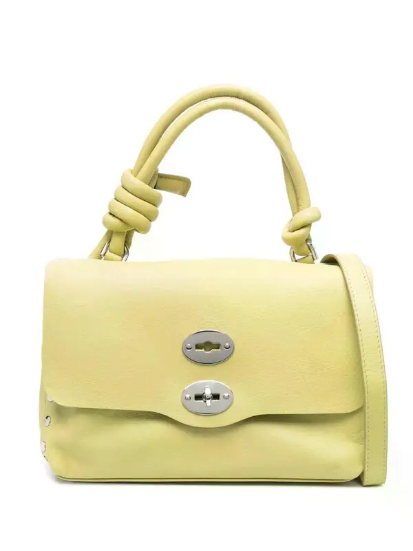 ZANELLATO Postina Piuma Knot Tote Bag - Green