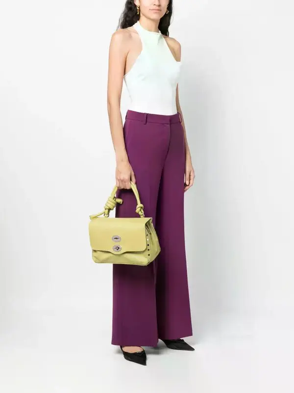 ZANELLATO Postina Piuma Knot Tote Bag - Green