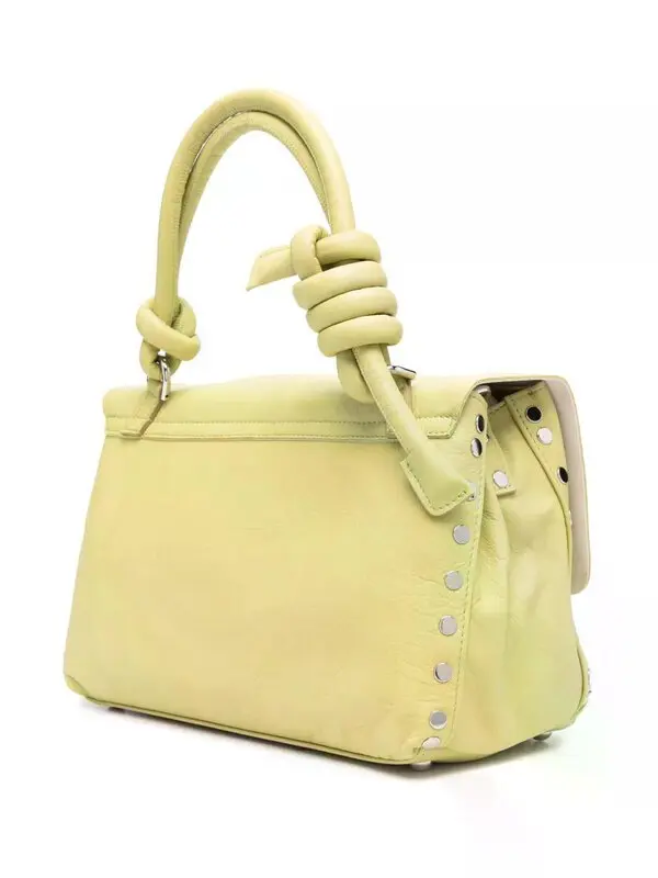 ZANELLATO Postina Piuma Knot Tote Bag - Green