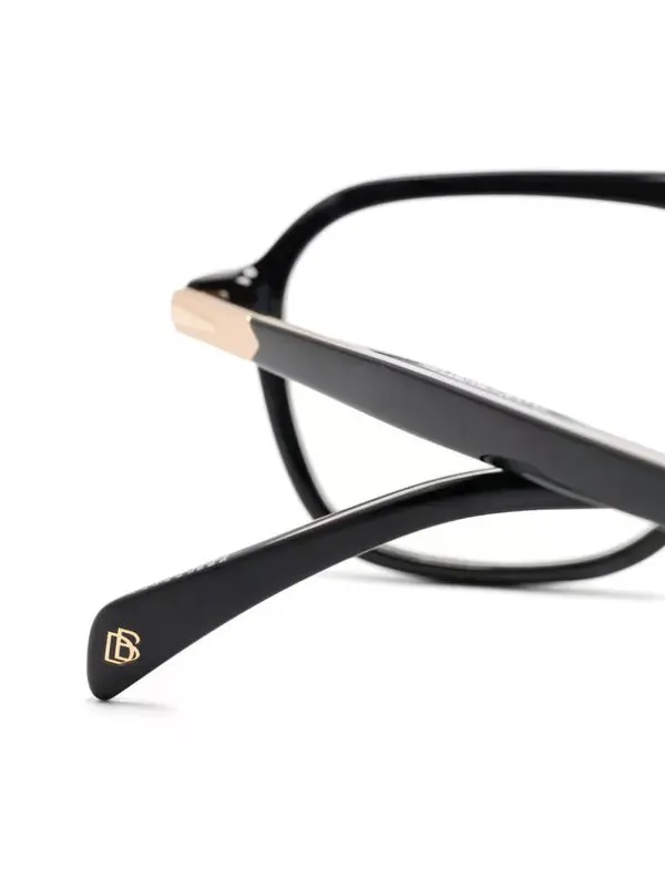 DB EYEWEAR BY DAVID BECKHAM Pilot-frame Glasses - Black