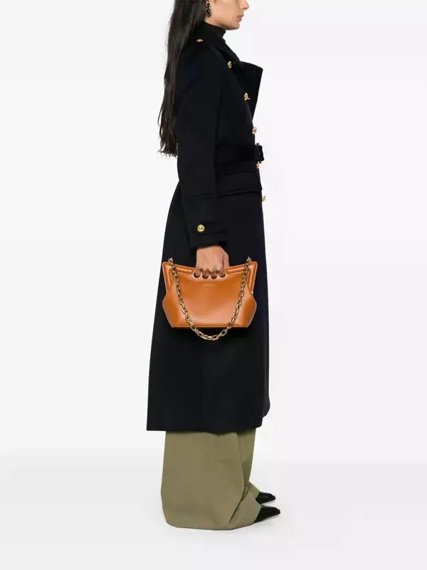 Alexander McQueen The Peak Small Shoulder Bag - Brown